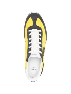 Celine Racer Leather And Nylon Sneakers