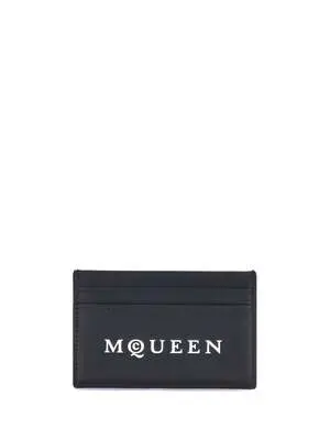 Alexander McQueen Logoed Card Holder - Black