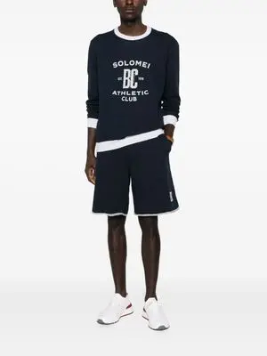 Brunello Cucinelli Cotton Logo Sweatshirt - Multicolor