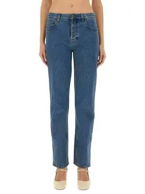 Burberry Straight Fit Jeans - Blue