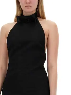 Dolce & Gabbana Short Dress With Back Neckline