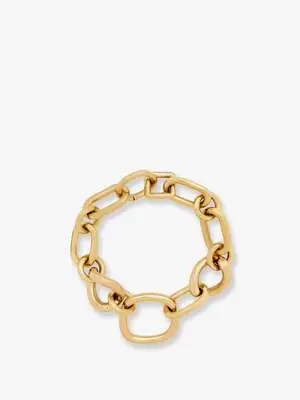 Celine Charm Modern Brass Bracelet - Gold
