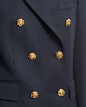 GOLDEN GOOSE Double-breasted Blazer With Gold Star Detail