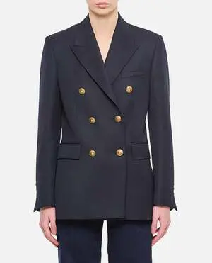 GOLDEN GOOSE Double-breasted Blazer With Gold Star Detail