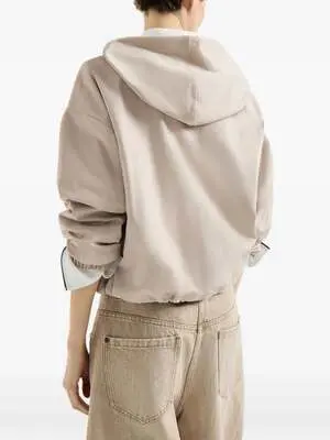 Brunello Cucinelli Couture Interlock Full Zip Hoodie