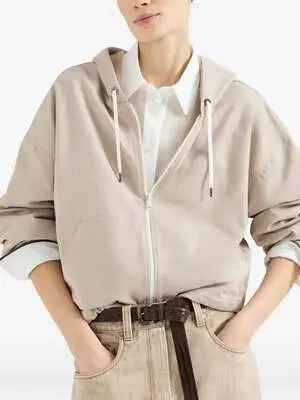 Brunello Cucinelli Couture Interlock Full Zip Hoodie