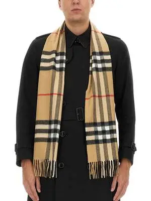 Burberry Cashmere Check Scarf - Multicolor