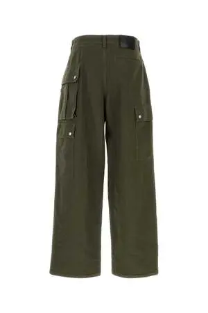 Loewe Khaki Cotton Cargo Pants