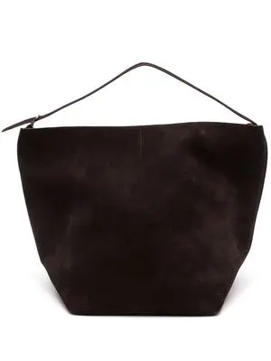 TOTEME Belted Suede Leather Tote - Multicolor