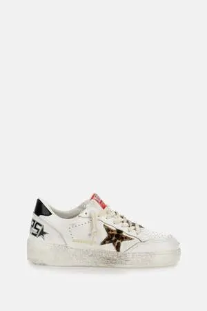 GOLDEN GOOSE Ball Star Sneakers With Leo Horsy Star Detail