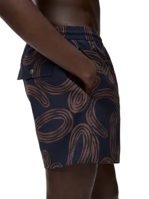 Loewe Anagram Print Swim Shorts - Multicolor