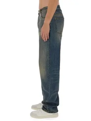 Etro Relaxed Fit Cotton Denim Jeans