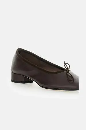 AeydĒ Onda Nappa Leather Ballerina Pumps