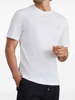 Brunello Cucinelli Logo Cotton T-shirt