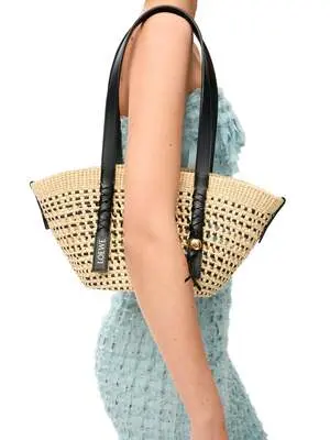 Loewe X Paula's Ibiza Small Woven Basket - Multicolor