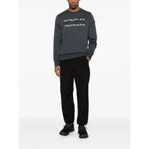 Moncler Crewneck Long Sleeve Sweatshirt - Gray