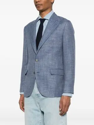 Brunello Cucinelli Wool Blend Single-breasted Jacket