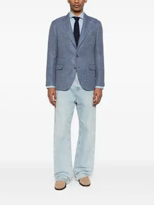 Brunello Cucinelli Wool Blend Single-breasted Jacket