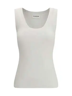 P.a.r.o.s.h Ribbed Knit Tank Top - Multicolor