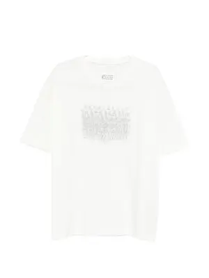 MAISON MARGIELA Logo Cotton T-shirt - Multicolor