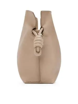 Loewe Flamenco Clutch Mini Bag In Calfskin Nappa - Cream