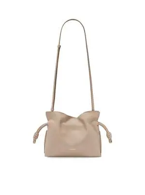 Loewe Flamenco Clutch Mini Bag In Calfskin Nappa - Cream