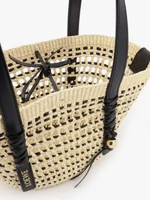 Loewe Braided Basket Small Shoulder Bag - Multicolor