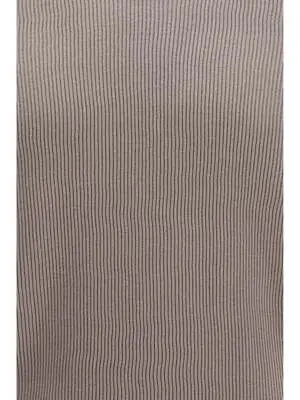 Brunello Cucinelli Cotton Ribbed Polo - Gray