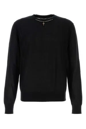 Dolce & Gabbana Cashmere Crew Neck Sweater - Black