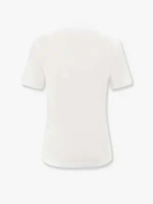 Dior Cotton T-shirt With Painted Roses Print - Multicolor