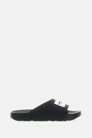 Givenchy Label Slide Flat Sandals - Multicolor