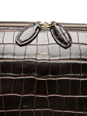 TOTEME Croc Effect Leather Day Tote Bag - Multicolor