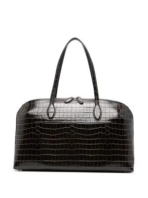 TOTEME Croc Effect Leather Day Tote Bag - Multicolor