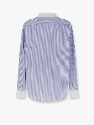 Celine Striped Cotton Shirt - Multicolor