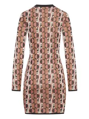 Fendi Optical Mini Dress - Multicolor