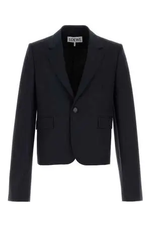 Loewe Midnight Wool Blazer - Blue