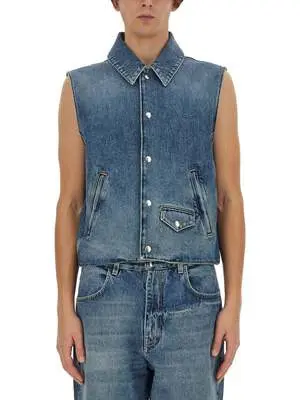 Givenchy Denim Vest - Blue