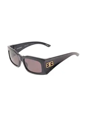 Balenciaga Acetate Sunglasses With Gold-tone Hardware - Multicolor