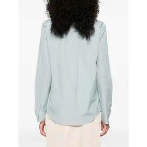 Miu Miu Checkered Cotton Button-down Shirt