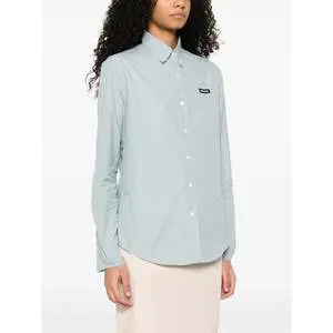 Miu Miu Checkered Cotton Button-down Shirt