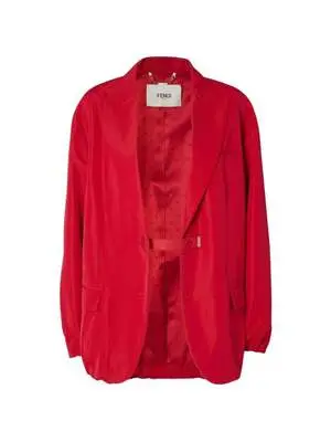 Fendi Calf Leather Jacket - Multicolor