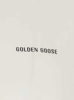 GOLDEN GOOSE T-shirt With Logo Lettering In Cotton For