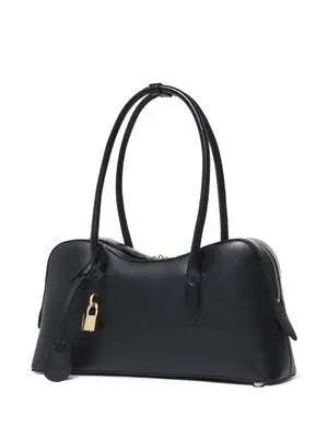 Stella McCartney Ryder Shoulder Bag With Padlock Detail - Black