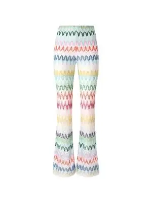 Missoni Zigzag Pattern Viscose Pants - Multicolor