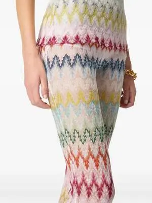 Missoni Zigzag Pattern Viscose Pants - Multicolor