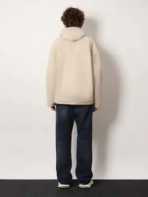 Balenciaga Cotton Blend Jacket With Embroidered Logo