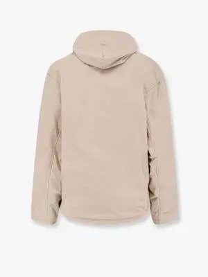 Balenciaga Cotton Blend Jacket With Embroidered Logo