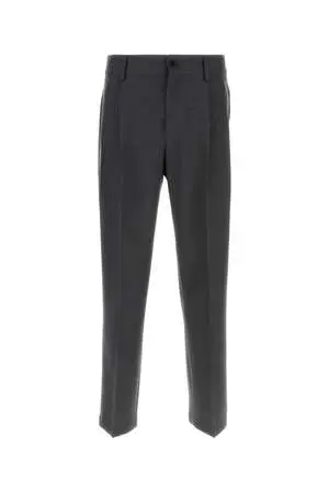 Dolce & Gabbana Wool Blend Trousers - Gray