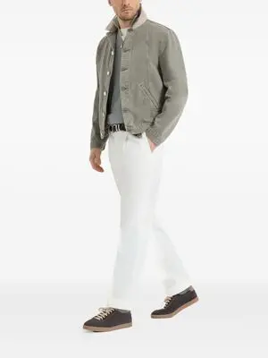 Brunello Cucinelli Suede Leather Derby Shoes - Multicolor