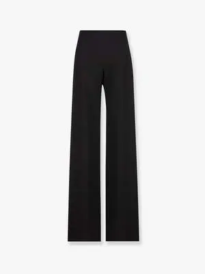 Gucci Technical Stretch Wool Wide-leg Trousers - Black